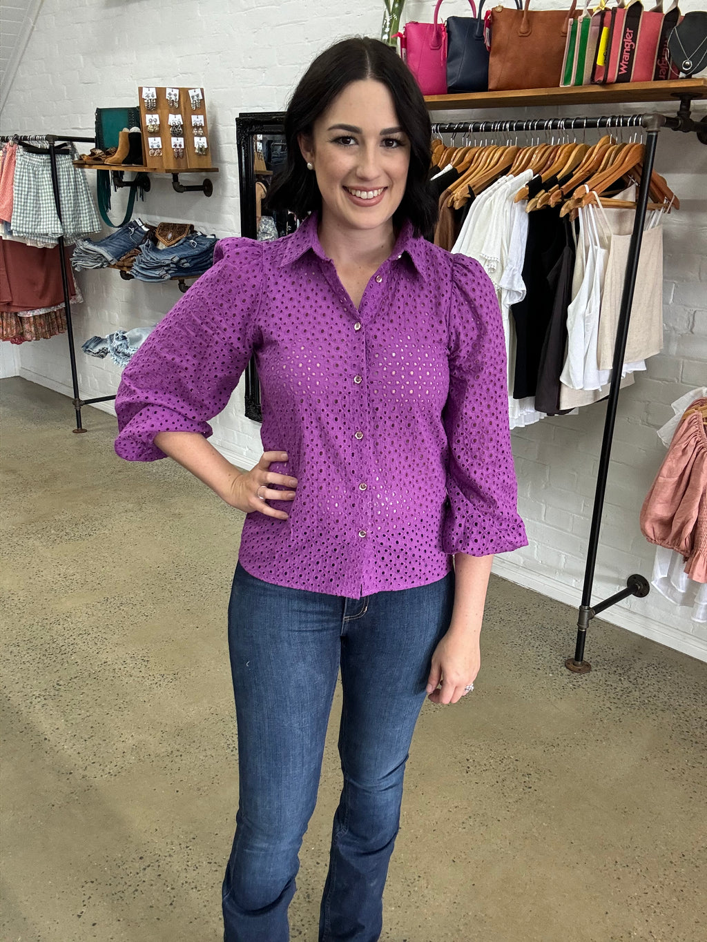 Emily Top - Purple – Katie B