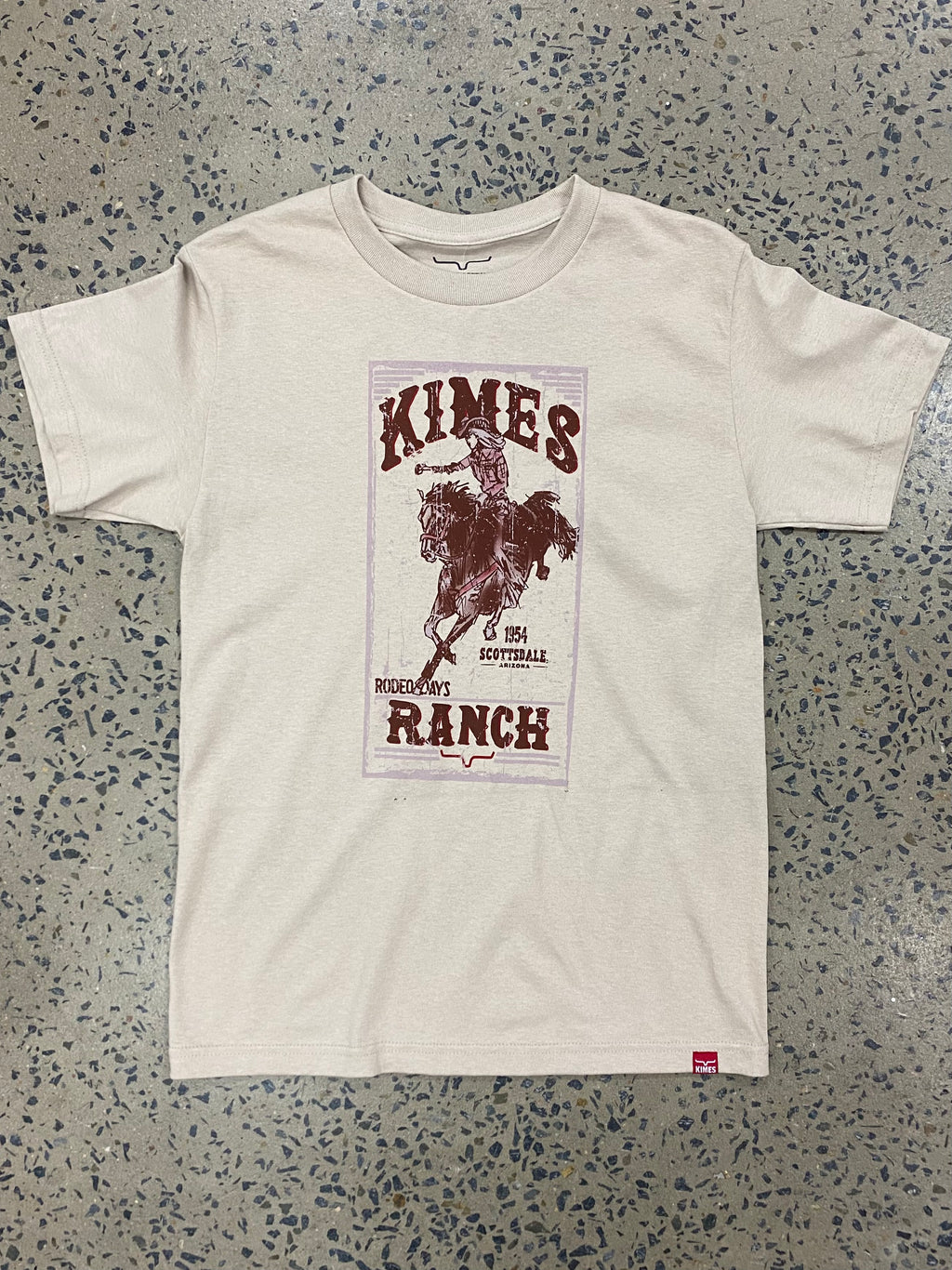 Kimes Ranch Tee - Rodeo Days (Sand) – Katie B