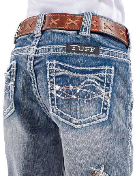 Girl's Cowgirl Tuff Jeans - Double Lucky Unbelievable – Katie B