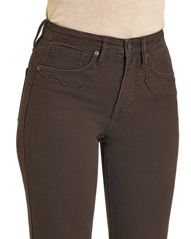 Rock & Roll Cowgirl Jeans - BW1HD07196 - Brown High Rise Bootcut – Katie B